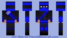 Blue ninja Minecraft Skin