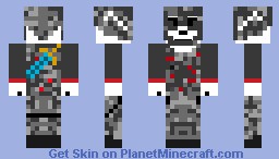 Skeleton Dark Knight Minecraft Skin