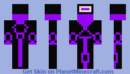 NEW PURPLE BANDIT Minecraft Skin
