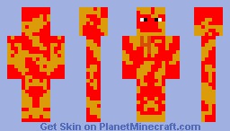 Human Torch Minecraft Skin
