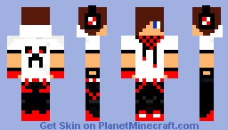 Brown Haired Guy With HeadPhones And Hoodie. Minecraft Skin