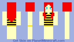 Bee Girl Minecraft Skin