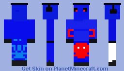 Blue Creature Minecraft Skin