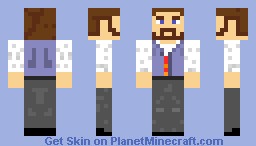 Festive Man Minecraft Skin