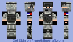 Winter Soldier Minecraft Skin