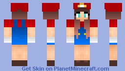 -[DinoMitee]- Super M. Gal [New Shading] Minecraft Skin