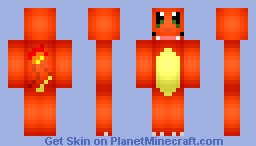 CHARMANDER Minecraft Skin