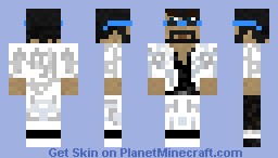 CaptainSparklez White Tux Minecraft Skin