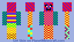 Color Block Minecraft Skin