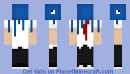 Squid Head Man Minecraft Skin