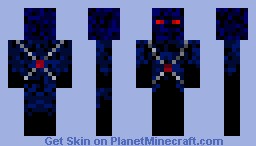 Demon Blue Ghast Minecraft Skin