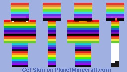Rainbow Minecraft Skin