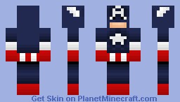 Captain America Minecraft Skin