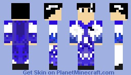 Golden Prince [Blue Version] Minecraft Skin