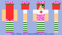 Strawberry Shortcake Minecraft Skin