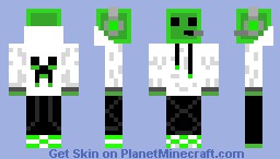 Epic Green Slime Man Minecraft Skin