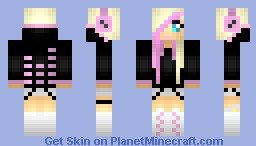Goth girl Minecraft Skin