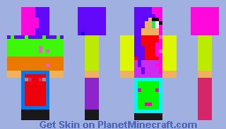 Clown Girl Minecraft Skin