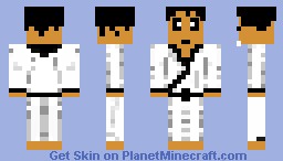 Martial arts guy. Minecraft Skin