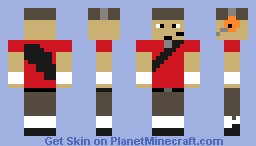 Red Scout Minecraft Skin