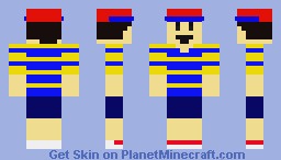 Earthbound Ness Minecraft Skin