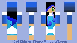 Ice Godess Minecraft Skin