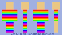 rainbow Minecraft Skin
