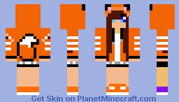 Fox Girl Minecraft Skin