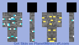 butter diamond skin Minecraft Skin