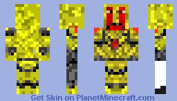 Warrior of the mighty Fire Minecraft Skin