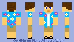 Hawaii Vacationer Minecraft Skin