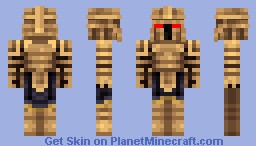 Golden Knight Minecraft Skin
