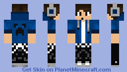 Blue Jacket Guy Minecraft Skin