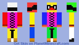 colored craze Minecraft Skin