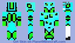 Radioactive Freeze Skin Minecraft Skin