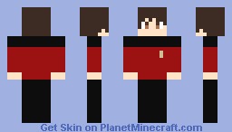 Star Trek Red Shirt Minecraft Skin