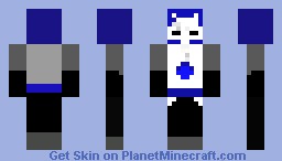 blue knight Minecraft Skin