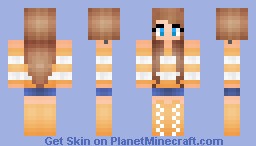 ღβriaηηaღ -Orange Girl °Rainbow Collection° Minecraft Skin