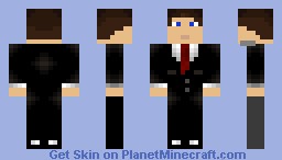 Man in a suit Minecraft Skin