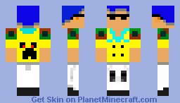 Boy with gold suit Minecraft Skin