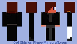 Black suit Minecraft Skin