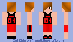 Basketball player #01 Minecraft Skin