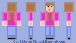 Simply simple girl Minecraft Skin