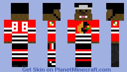 Chicago Blackhawks Bacca Minecraft Skin
