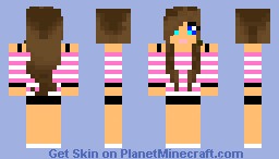 pretty girl Minecraft Skin