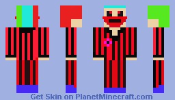 Evil Clown Minecraft Skin
