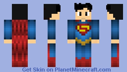 superman boy fly Minecraft Skin
