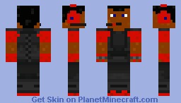 Black Agent gamer Minecraft Skin