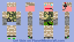 Soldier Minecraft Skin