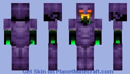 Fake Netherite Armour Minecraft Skin